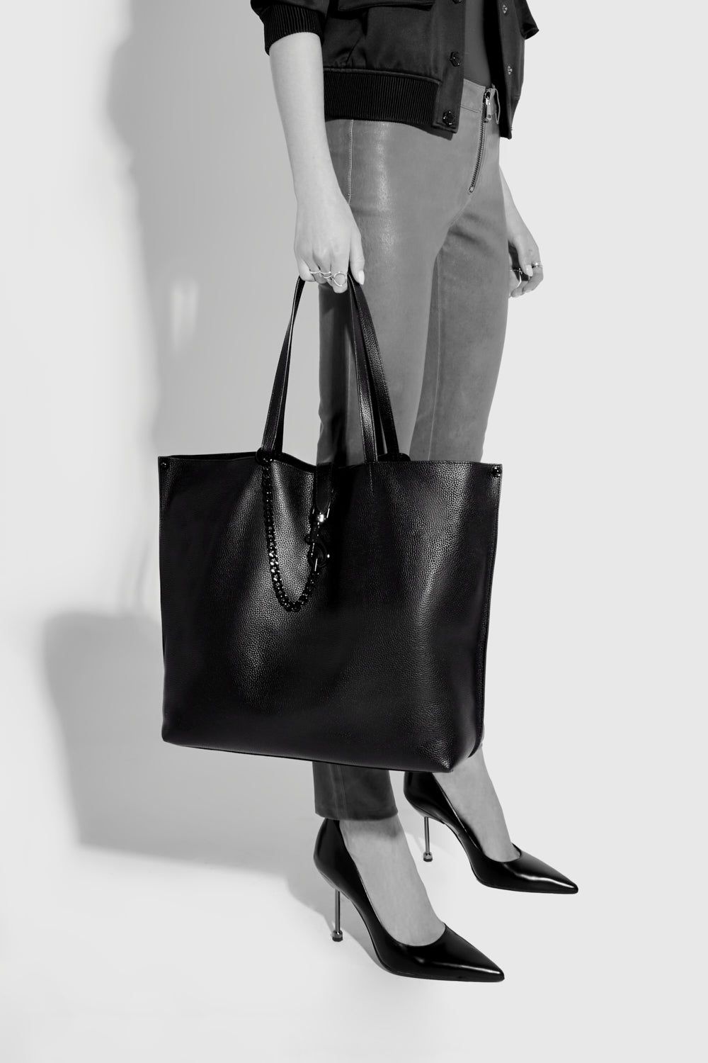 Megan Large Tote With Caning – Rebecca Minkoff